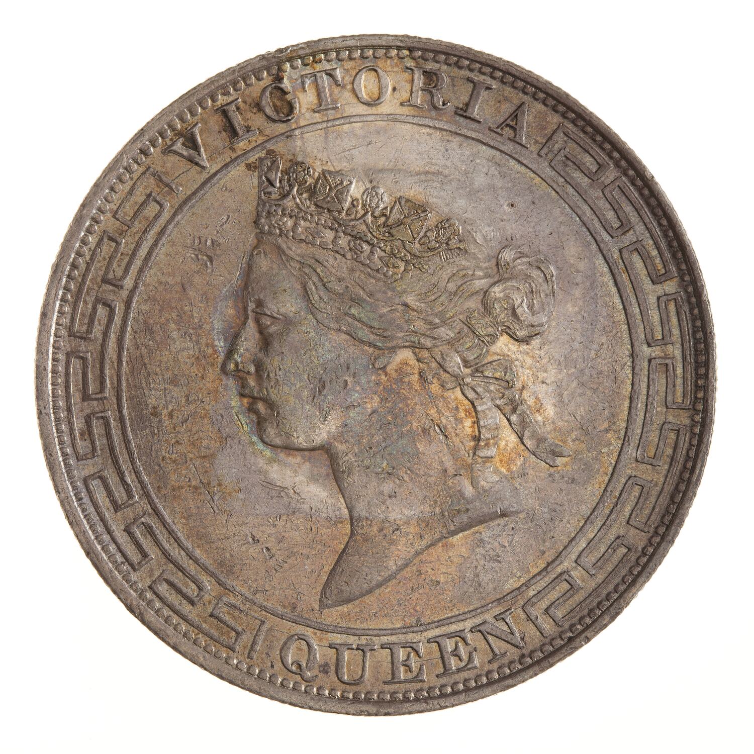 Coin - 1 Dollar, Hong Kong, 1866