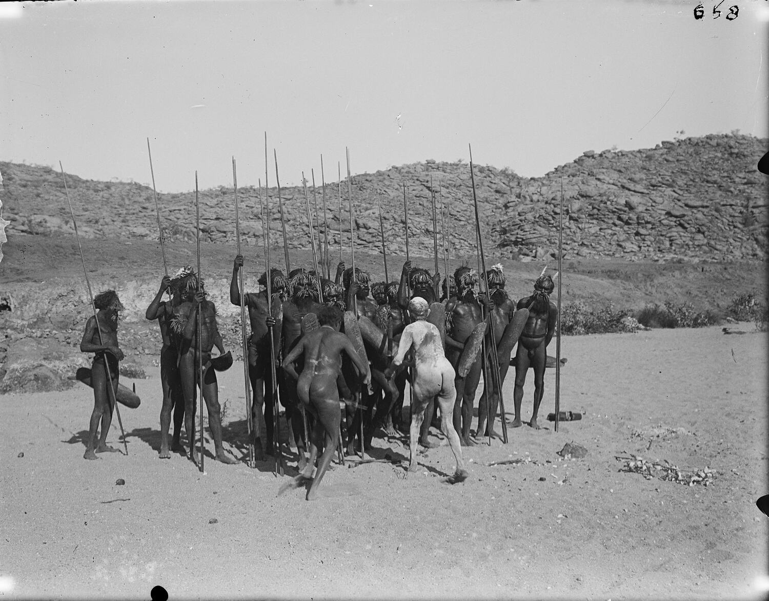 Glass plate. Arrernte. Alice Springs, Central Australia, Northern ...