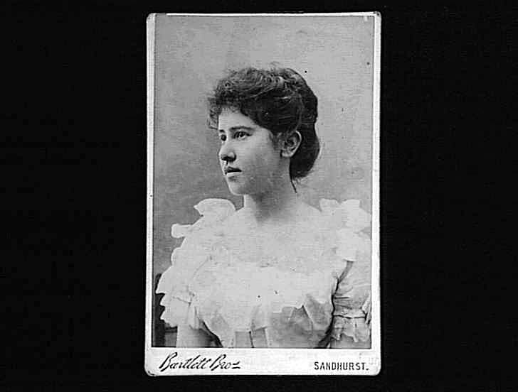 Photograph - Studio Portrait of a Young Woman, Bartlett Broz, Sandhurst ...