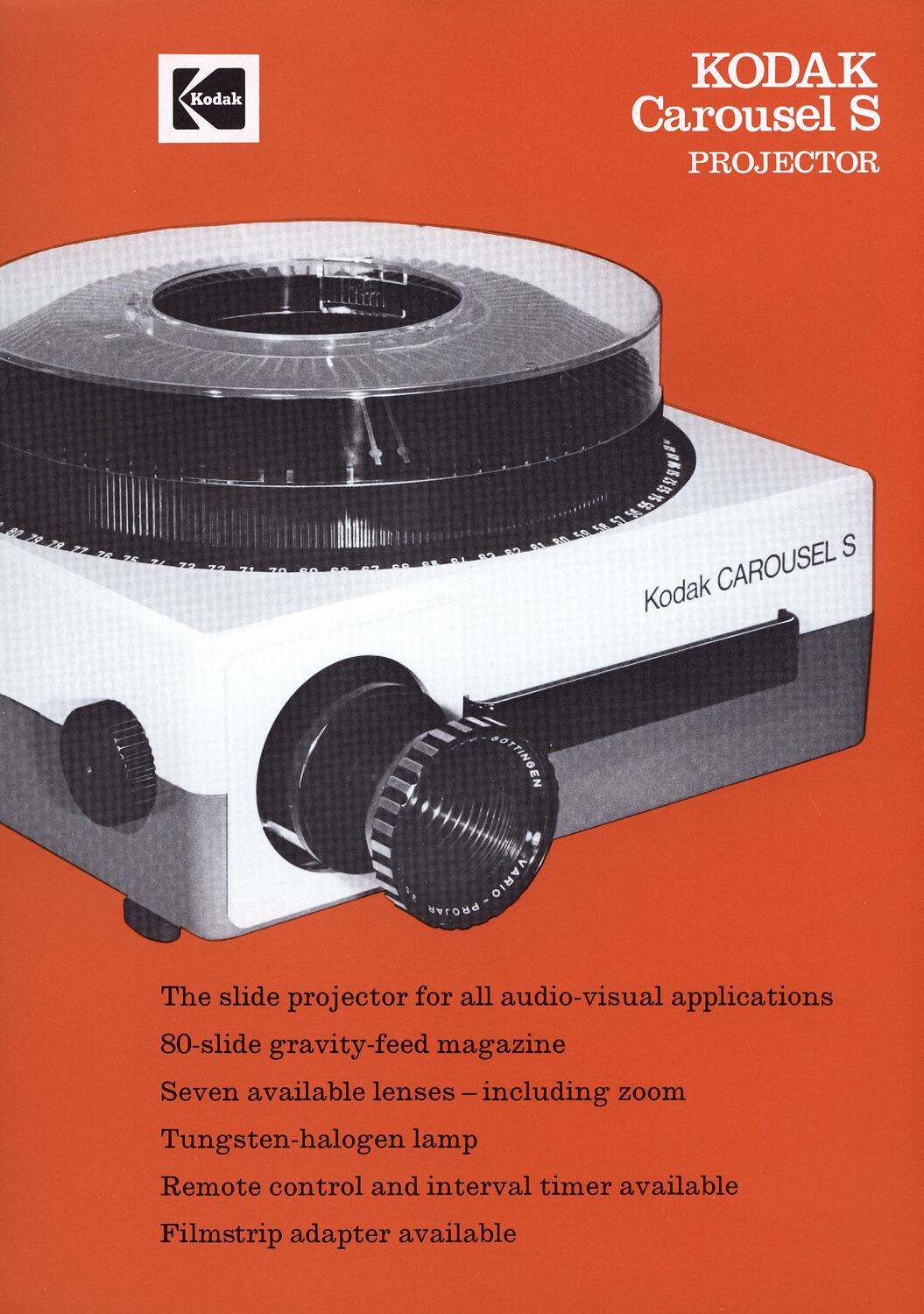 Publicity Flyer - Kodak Australasia Pty Ltd, Kodak Carousel S Projector ...