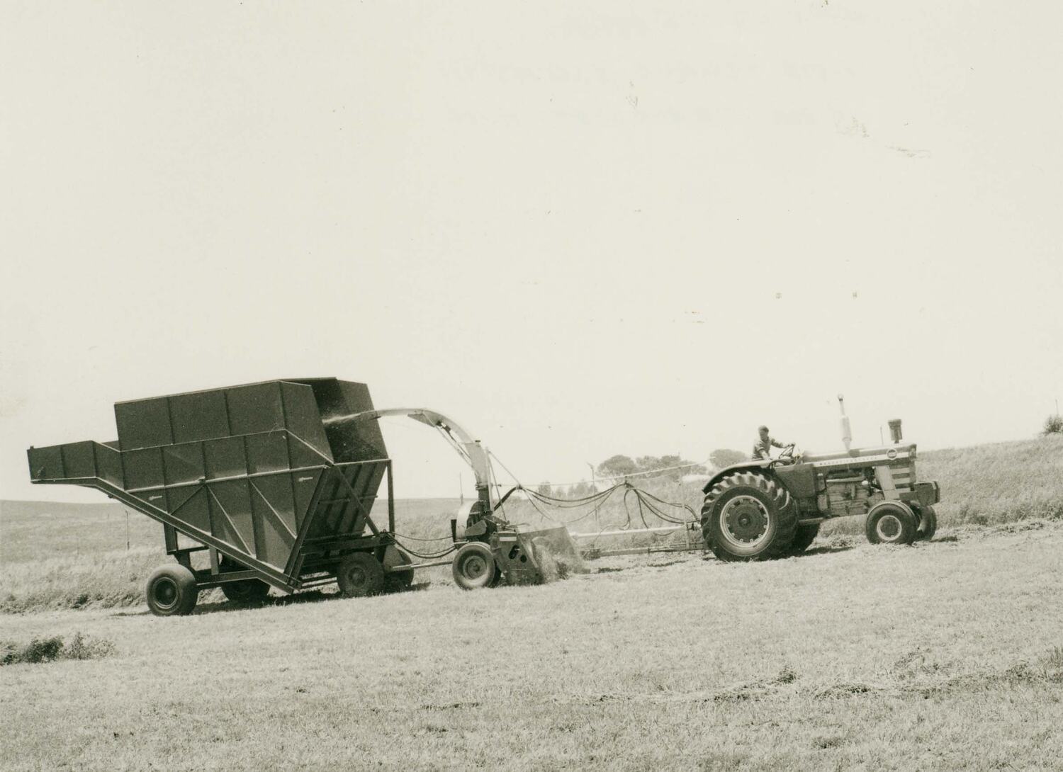 Photograph - Massey Ferguson, Forager & Tractor, circa 1970