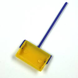 Toy Carpet Sweeper - Blue & Yellow, Plastic, McArthur Family Doll's ...