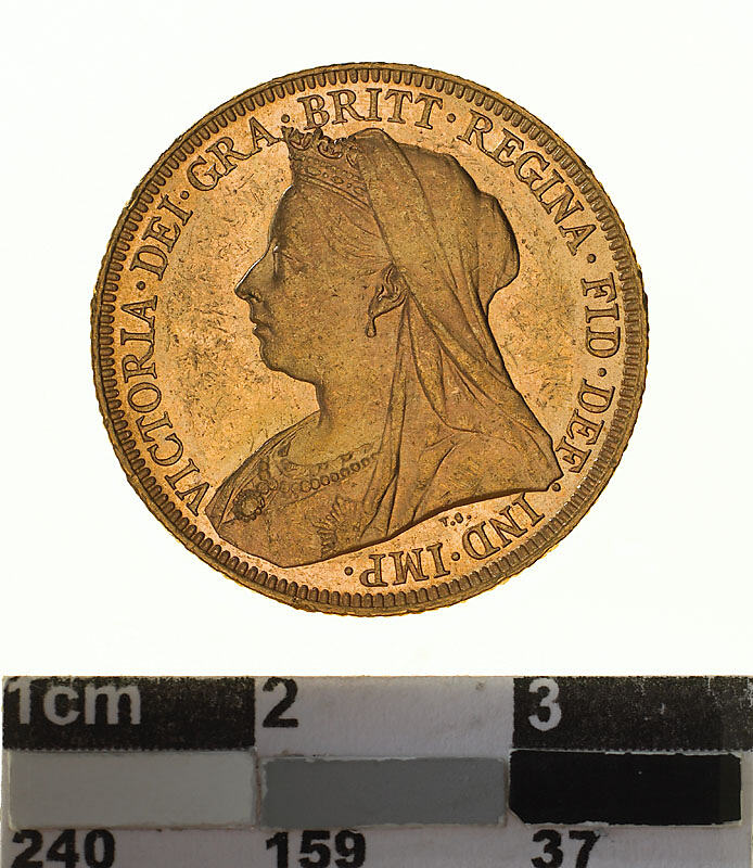 Coin - Sovereign, Victoria, Australia, 1896