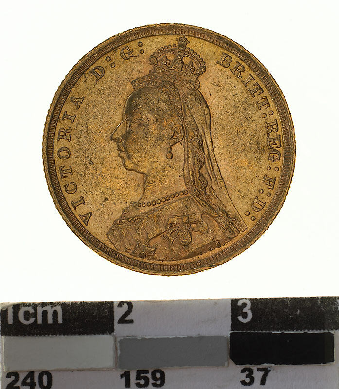 Coin - Sovereign, New South Wales, Australia, 1888