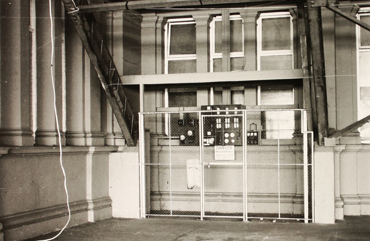 Photograph - Switchboard in the Stadium Annexe, Exhibition Building ...