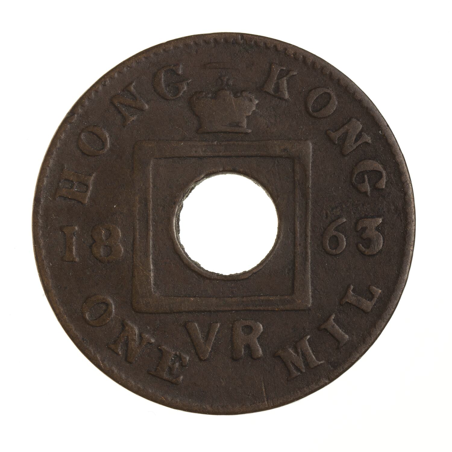 Coin - 1 Mil, Hong Kong, 1863