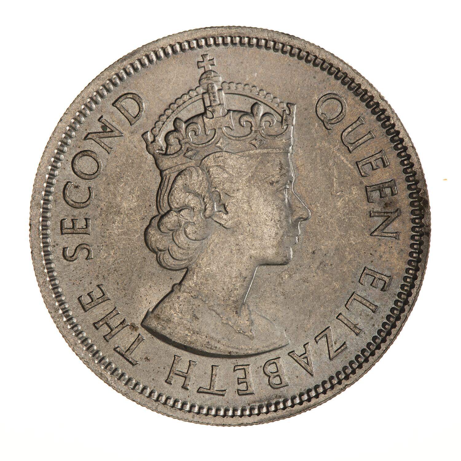Coin 50 Cents Hong Kong 1964 Coin 50 Cents Hong Kong 1964