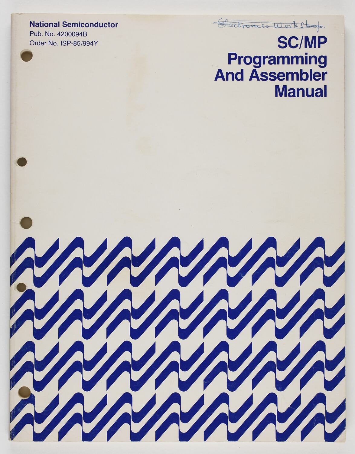 Manual - SC/MP Programming & Assembler, National Semiconductor, Feb 1976