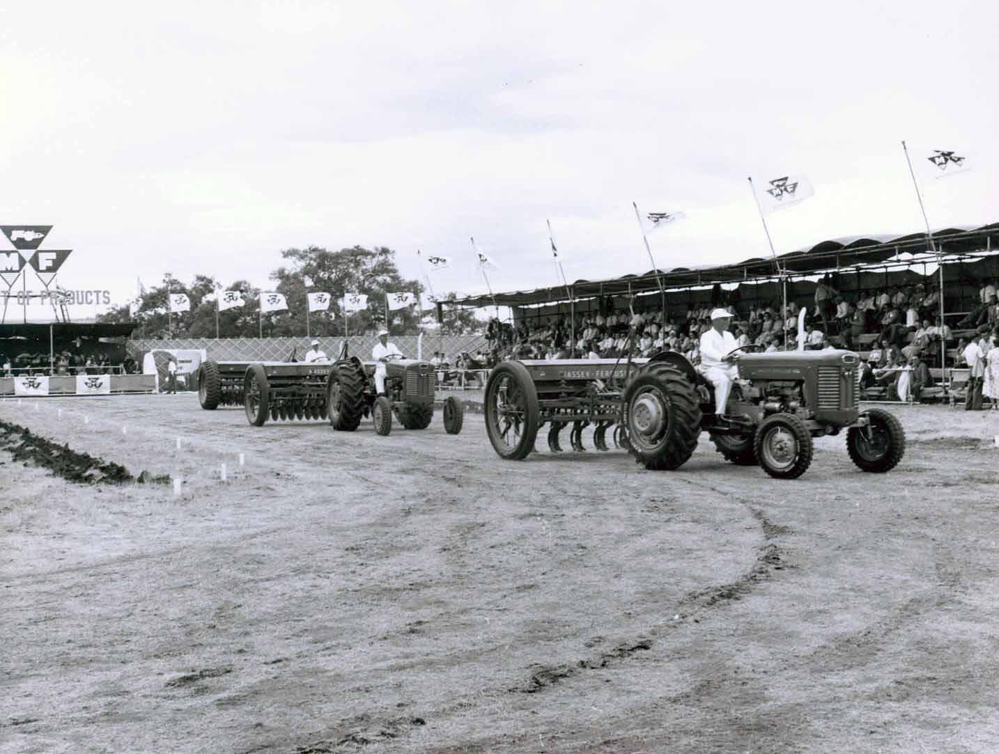 Photograph - Massey Ferguson, MF65 Tractors & Disc & Tine Drills ...