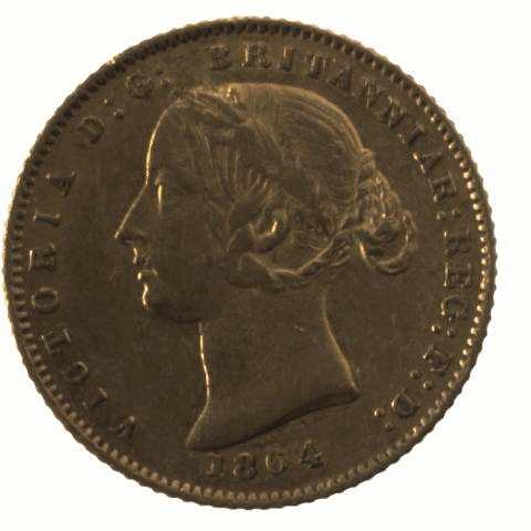 Coin - Half Sovereign, New South Wales, Australia, 1864