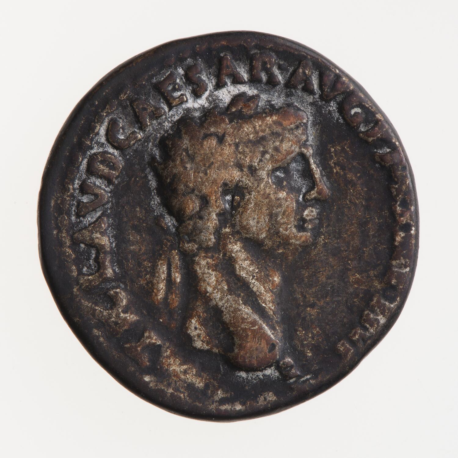 Coin - Plated Denarius, Emperor Claudius, Ancient Roman Empire, 41-54 AD