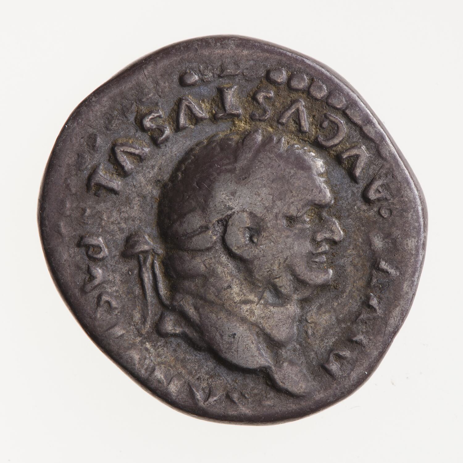 Coin - Denarius, Emperor Titus for Divus Vespasianus, Ancient Roman ...