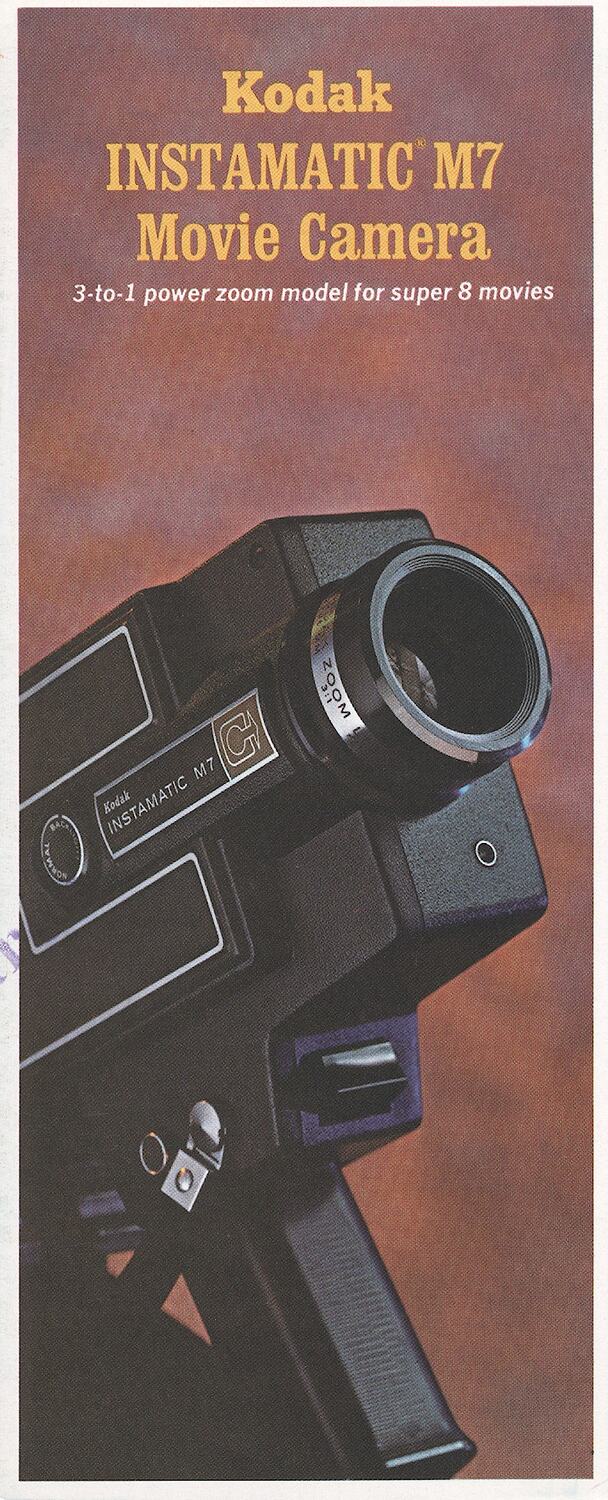 Publicity Leaflet - Eastman Kodak, Kodak Instamatic M7 Movie Camera, 1968