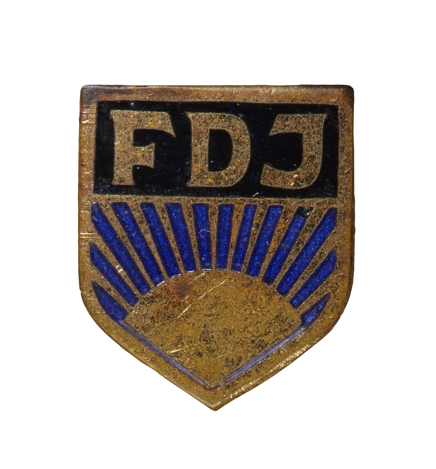 Badge - Freie Deutsche Jugend (FDJ), Free German Youth, pre1984