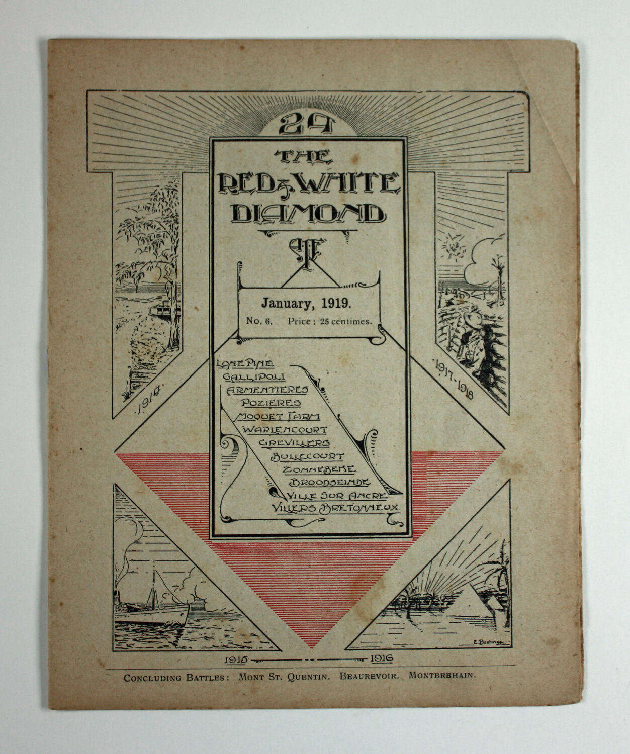 Journal - 'The Red & White Diamond', 24th Battalion Journal, No. 6, Jan ...