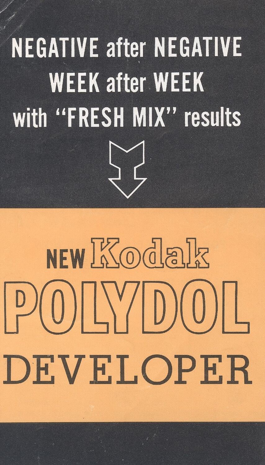 User Guide - Kodak Ltd, 'New Kodak Polydol Developer', London, England ...