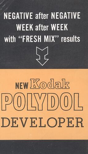 User Guide - Kodak Ltd, 'New Kodak Polydol Developer', London, England ...
